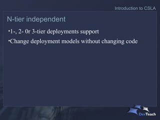 Introduction to CSLA | PPT