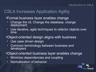 Introduction to CSLA | PPT