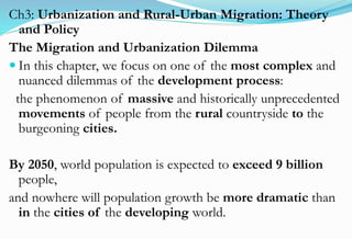 Development Economics Chapter 3 powerpoint presentation | PPTX