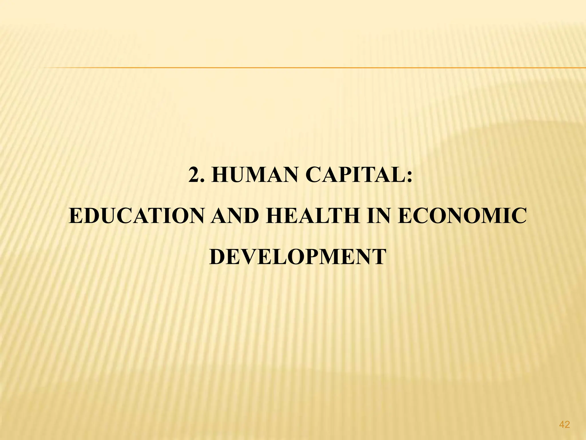 Development economics II for the third year economics students 2024 by ...