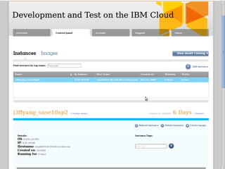 IBM Development and Test Cloud | PPT
