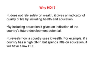 Development Indicators | PPT