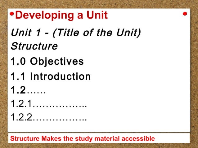 Development of self learning materials | PPT