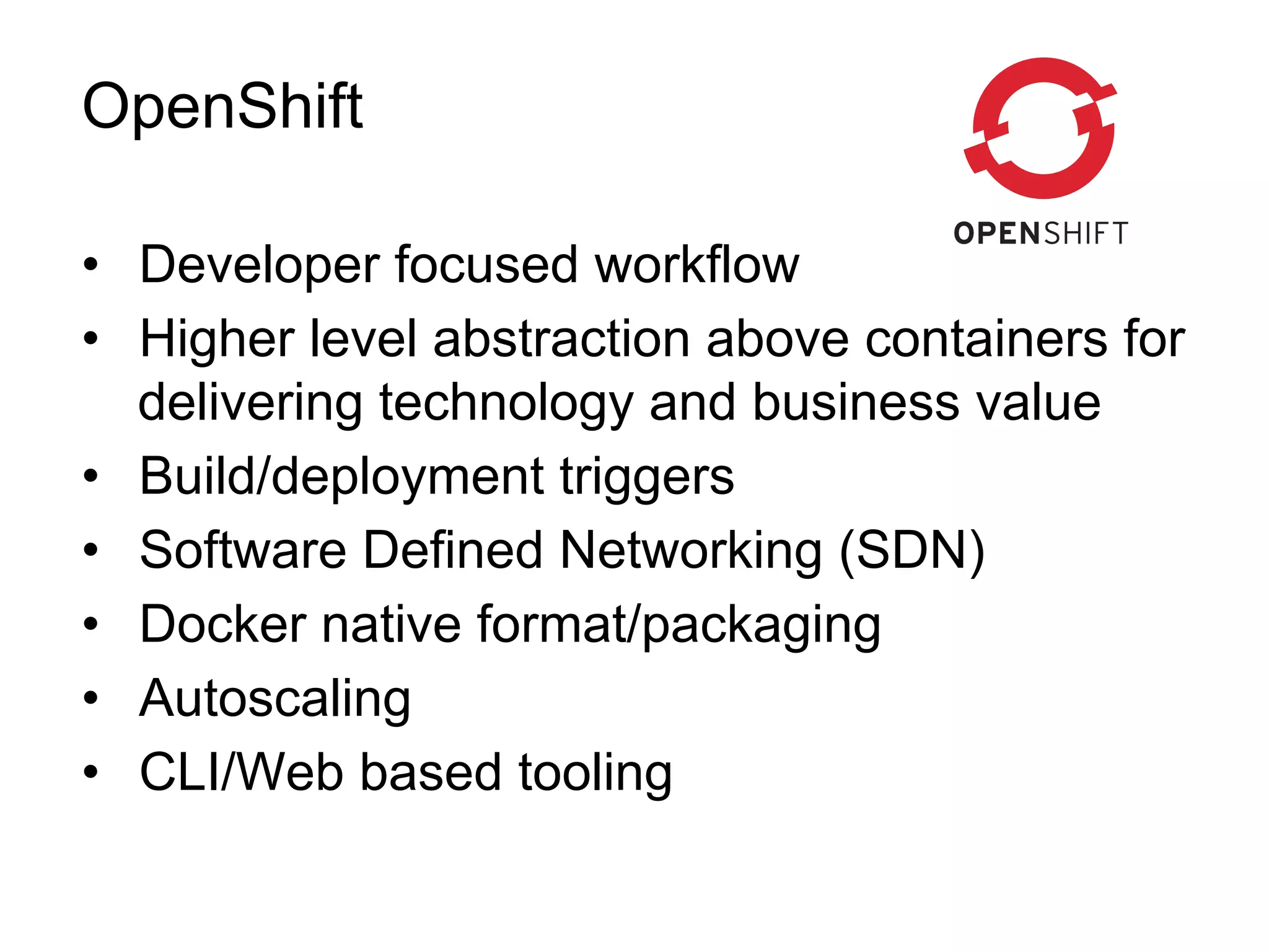 Microservices, DevOps, and Containers with OpenShift and Fabric8 | PDF