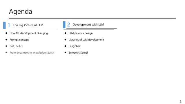 How will development change with LLMs | PPT
