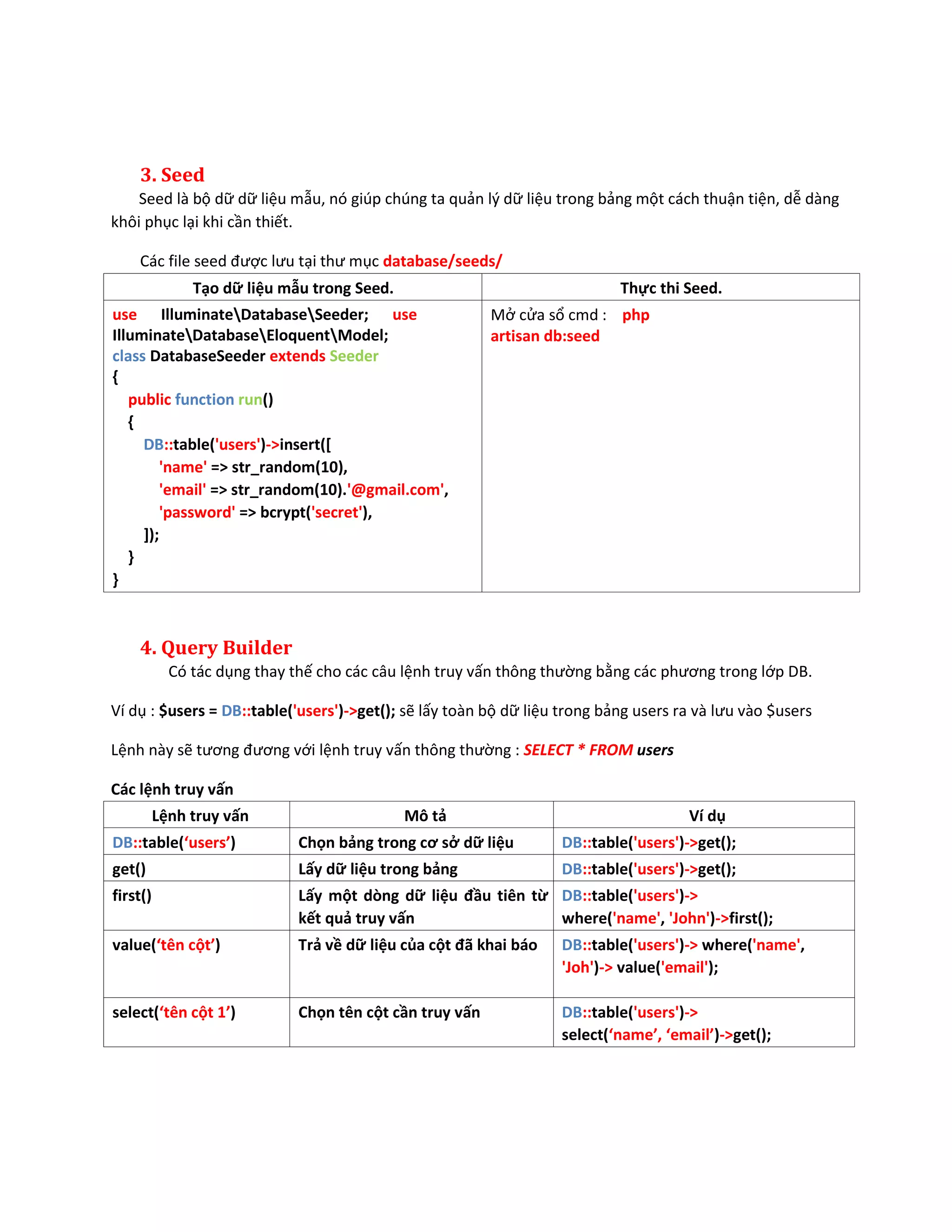 Devwork.vn Tài liệu lập trình PHP Laravel | PDF