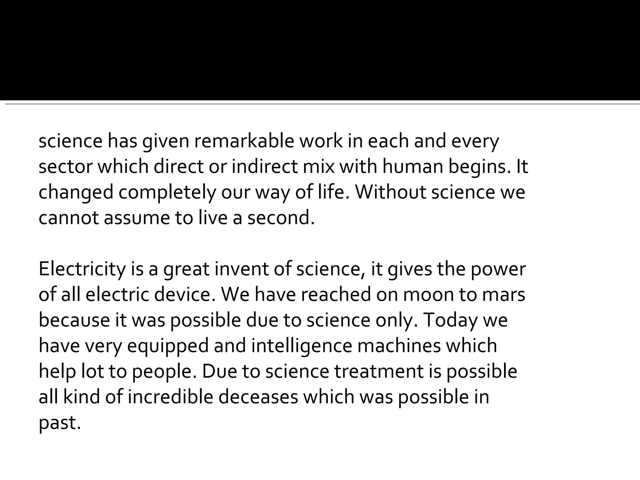 science a boon or bane | PPT