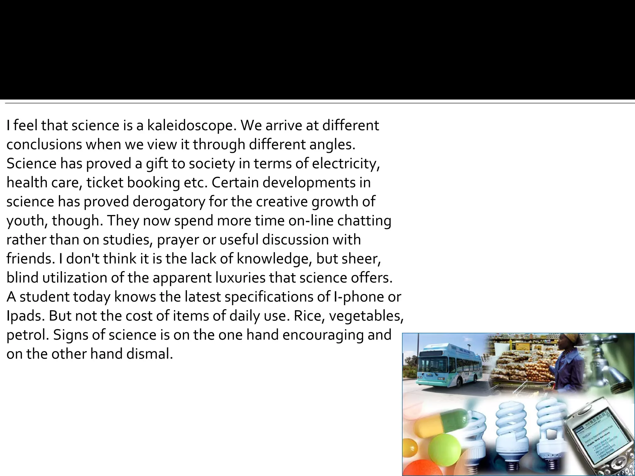 science a boon or bane | PPT
