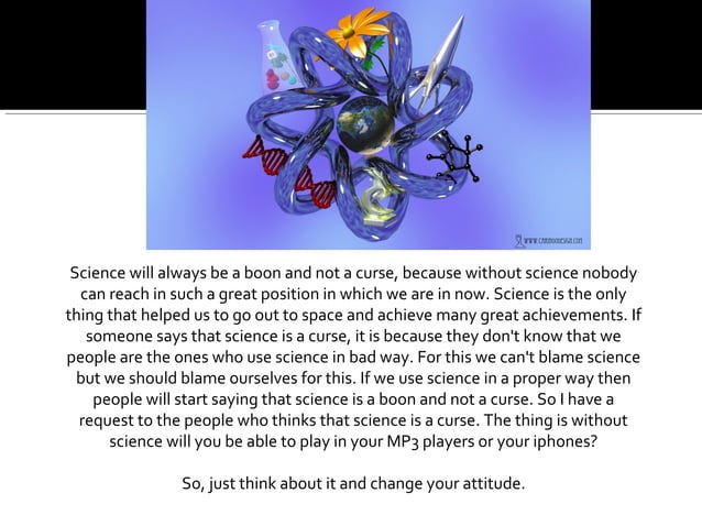 science a boon or bane | PPT