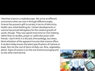 science a boon or bane | PPT