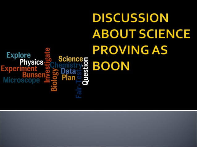 science a boon or bane | PPT