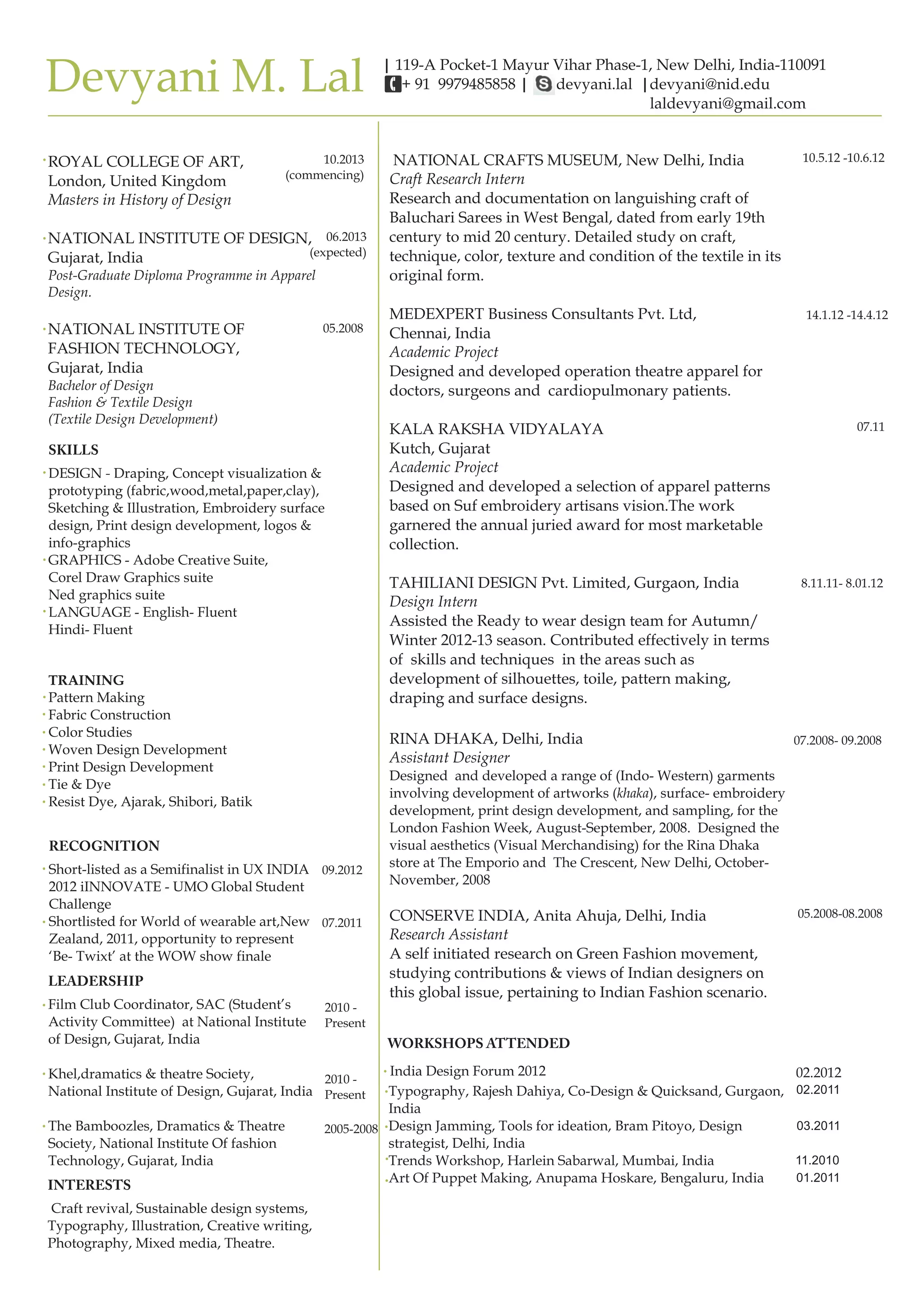 Devyani resume | PDF