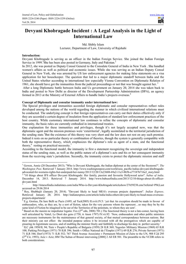 Devyani khobragade incident | PDF