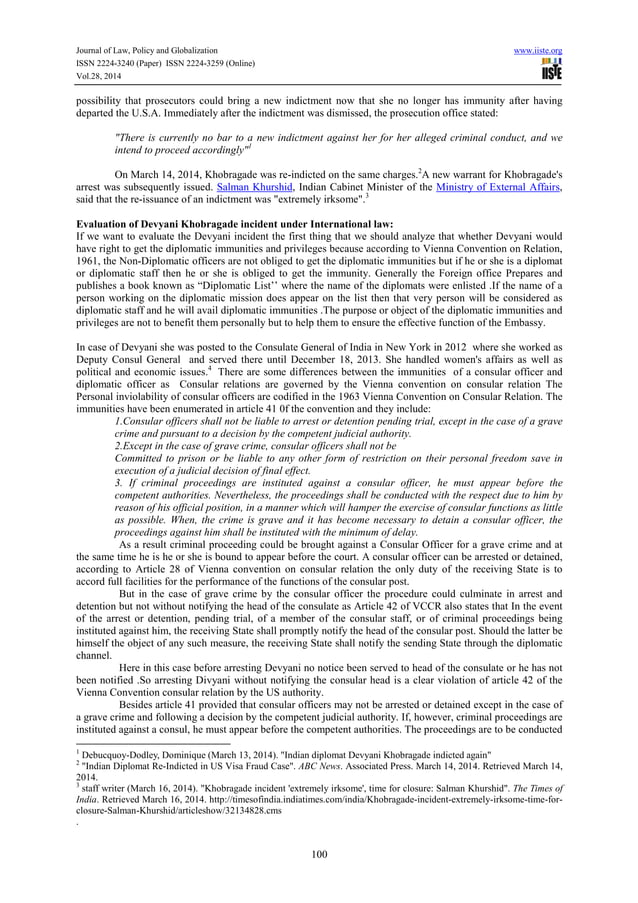 Devyani khobragade incident | PDF