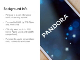 Pandora Integrated Marketing Campaign (2017) | PPTX