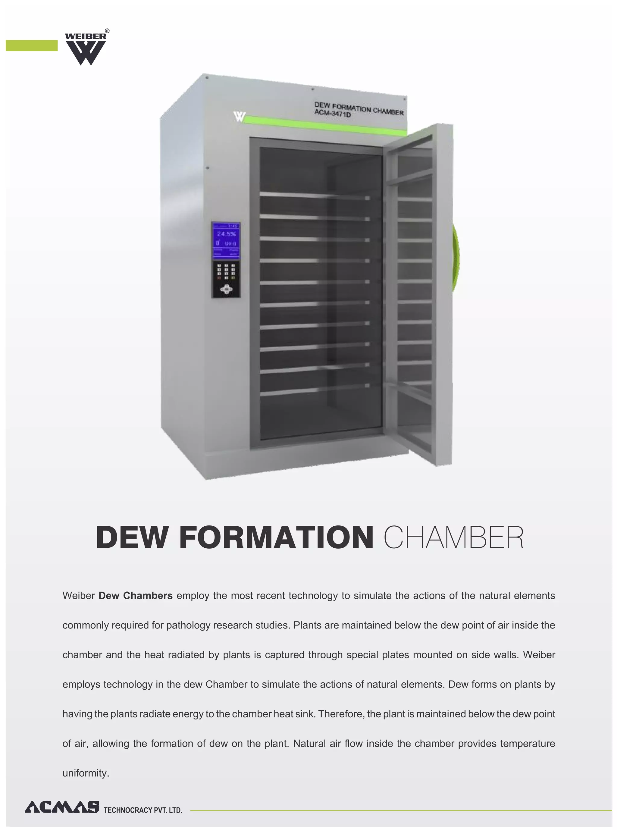 Dew formation-chamber | PDF