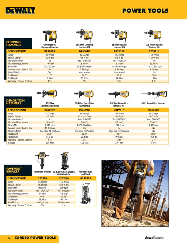 DeWalt Tools Catalog | PDF | Woodworking | Arts and Crafts