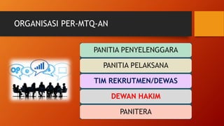 DEWAN HAKIM MTQ-KOMPETENSI UMUM LOMBA MTQ | PPTX