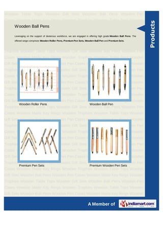 Dewani Pen Products, Mumbai, Wooden Table Tops | PDF | Woodworking ...