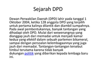 Dewan Perwakilan Daerah (DPD) | PPTX