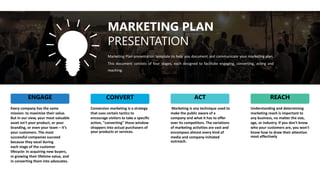 Presentation On Marketing Plan | PPT