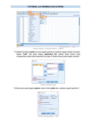 Tutorial uji normalitas spss | PDF