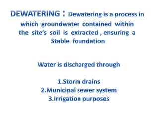 Dewatering | PPTX