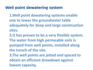 Dewatering | PPTX