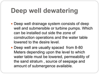 Dewatering | PPTX