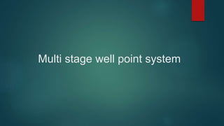 Dewatering by well point system | PPTX