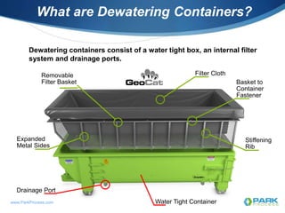 Dewatering containers v7 small rev1 | PPT