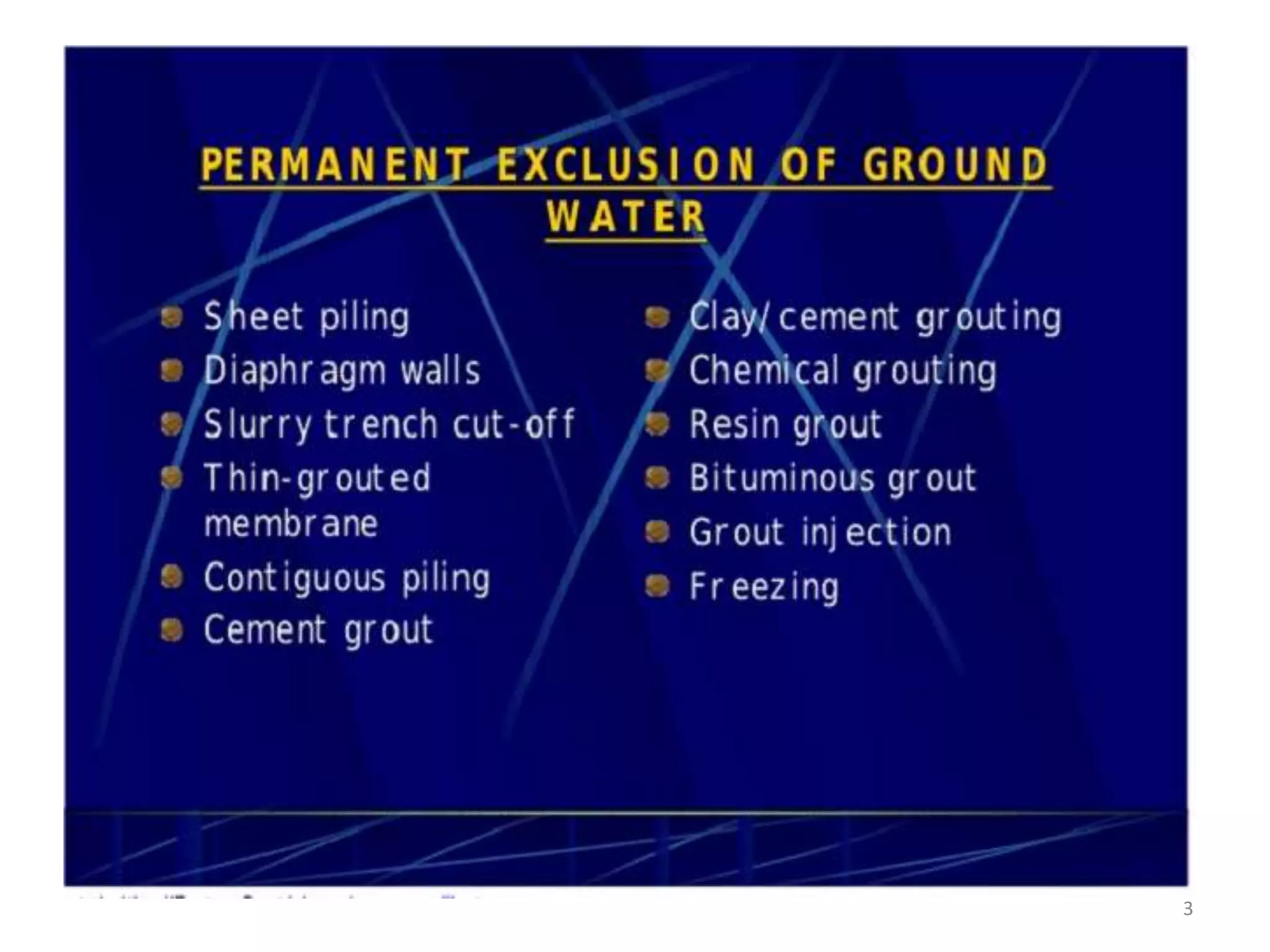 Dewatering of foundation1 | PPT