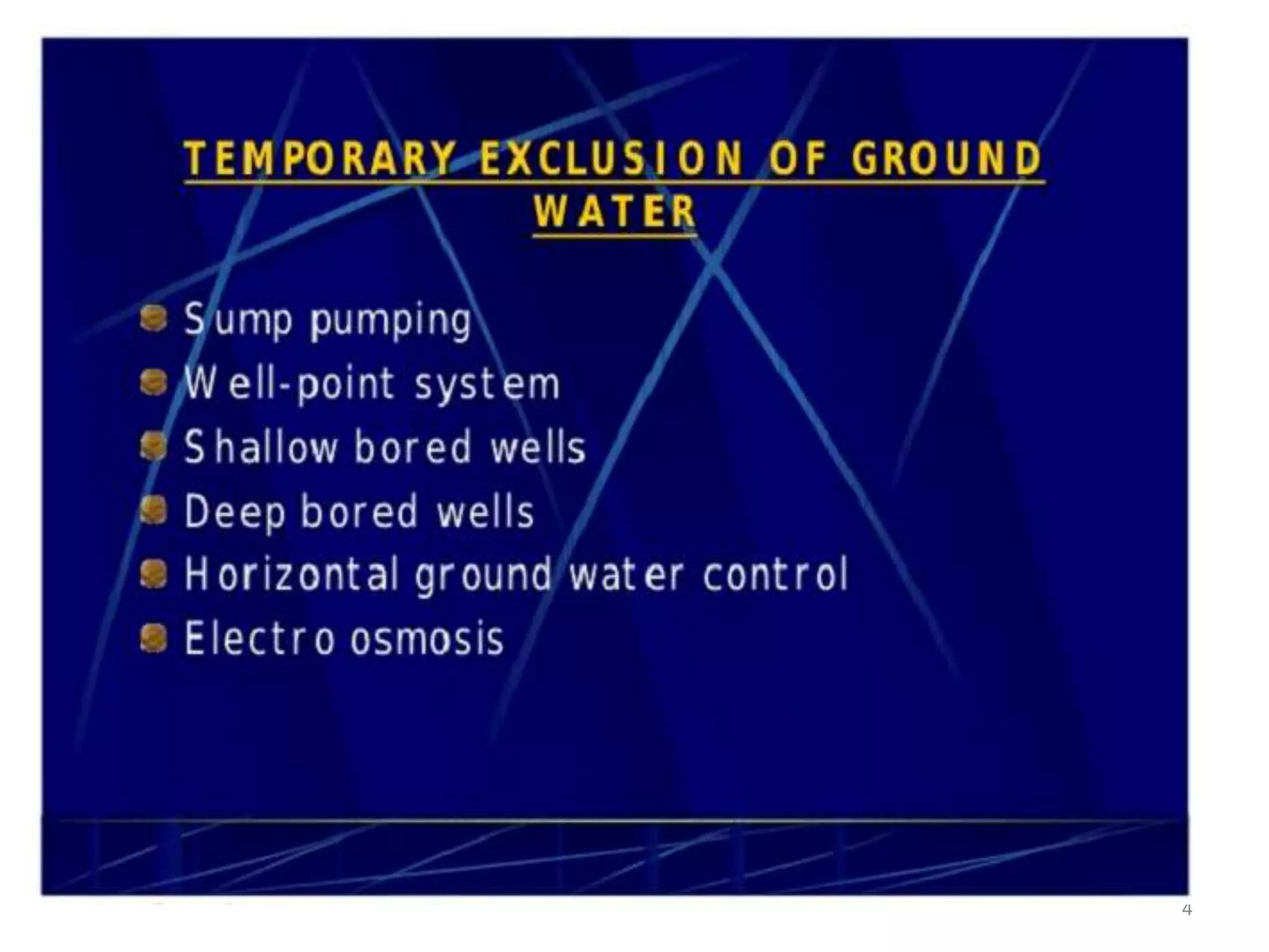 Dewatering of foundation1 | PPT