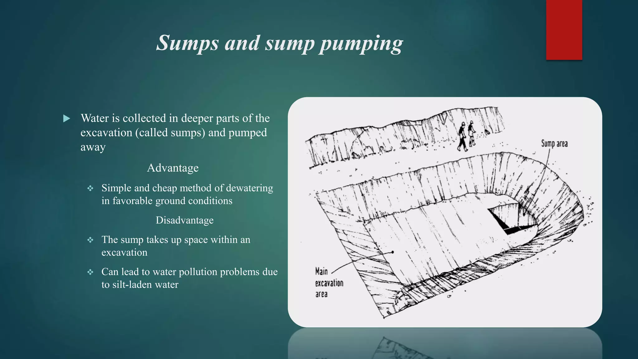 Dewatering process and control in building projects | PPTX
