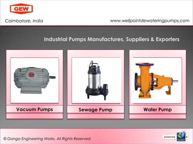 Water Pump Manufacturer in India | PPT