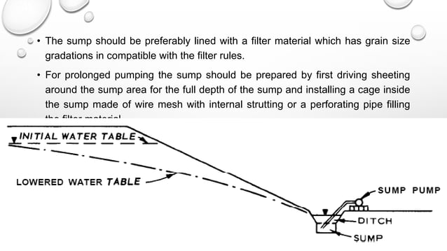 Dewatering techniques | PPTX | Geology | Science