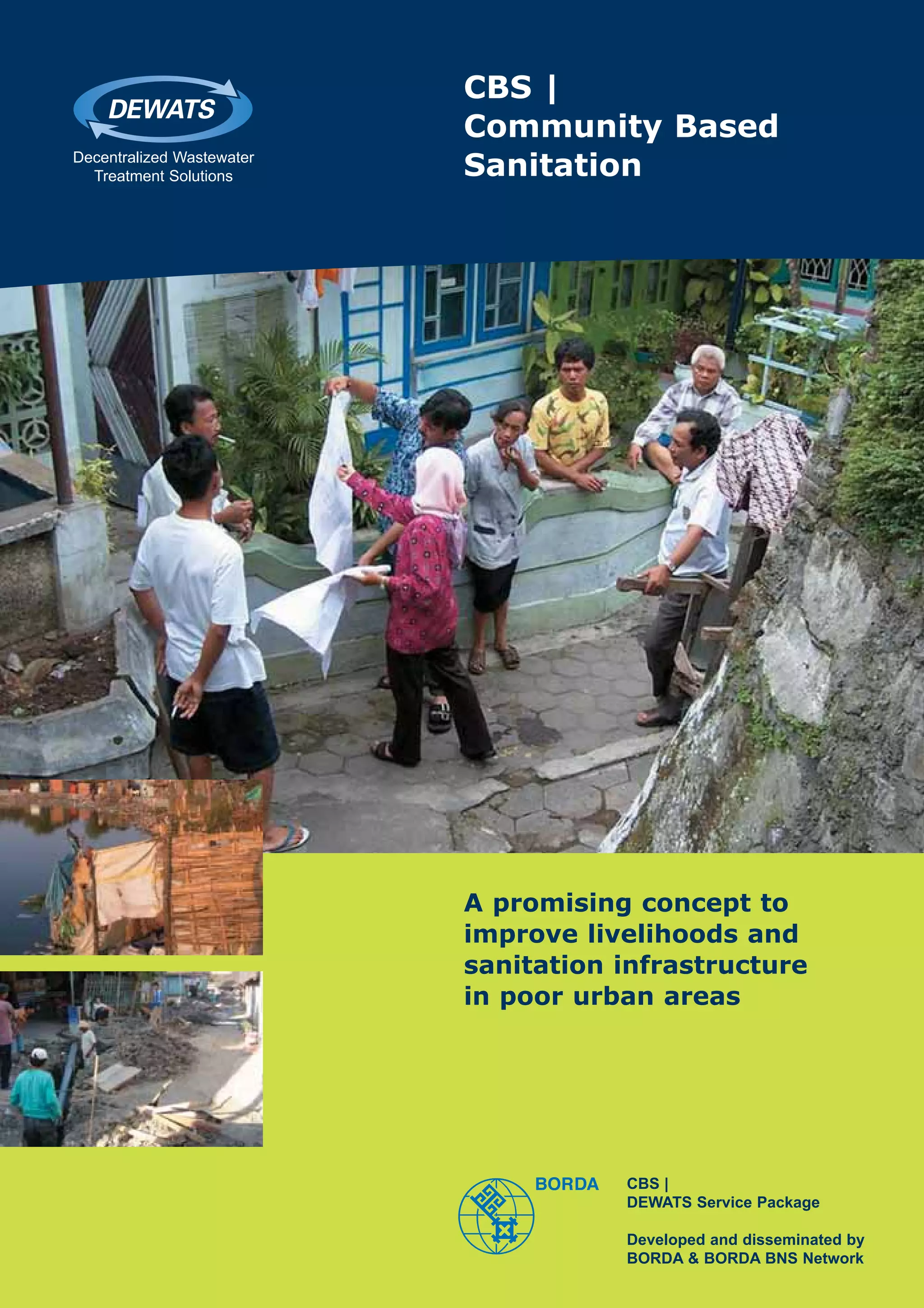 Community Based Sanitation (CBS) | PDF | Non-Profit Organizations | Industries