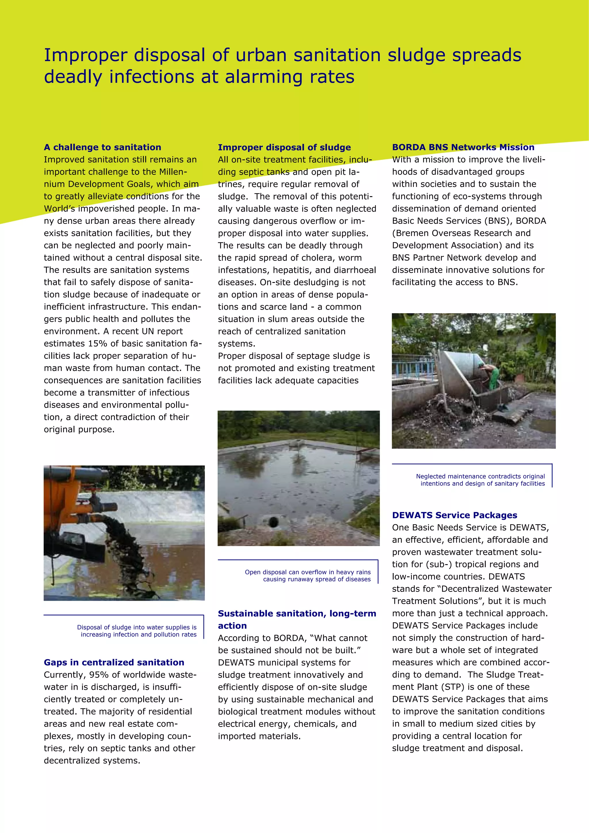 Municipal Sludge Treatment Plant | PDF