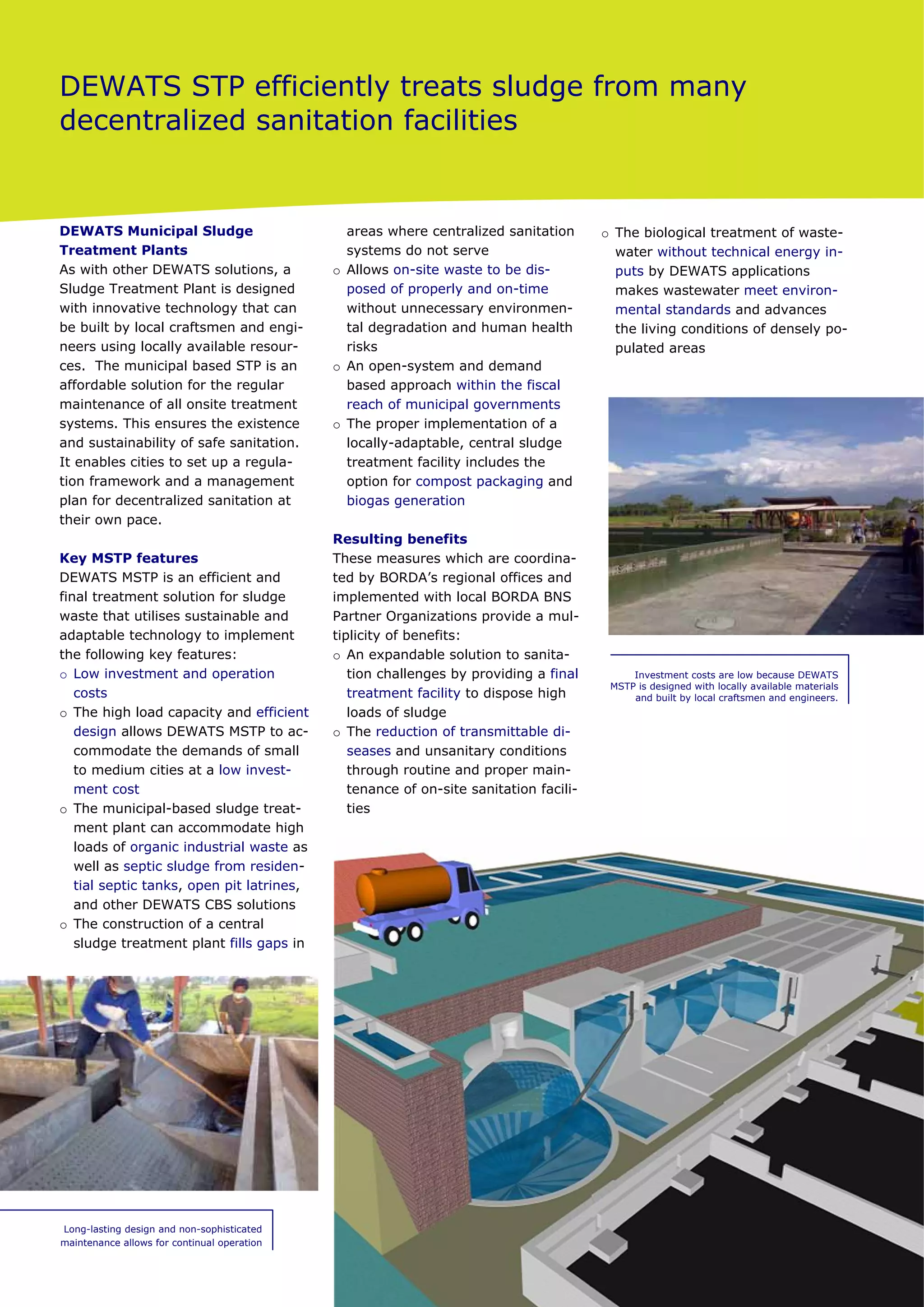 Municipal Sludge Treatment Plant | PDF