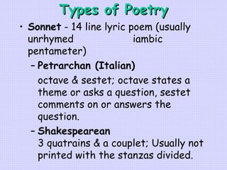 DeWeese poetry notes_ppt[1] | PPT
