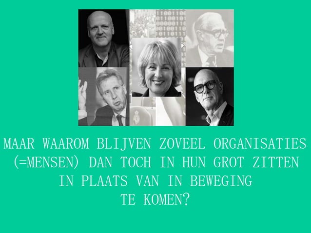 Oude organisaties vergaan ... nieuwe verbindingen ontstaan | PDF