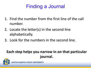 Dewey Decimal Call Numbers at Briggs Library | PPT