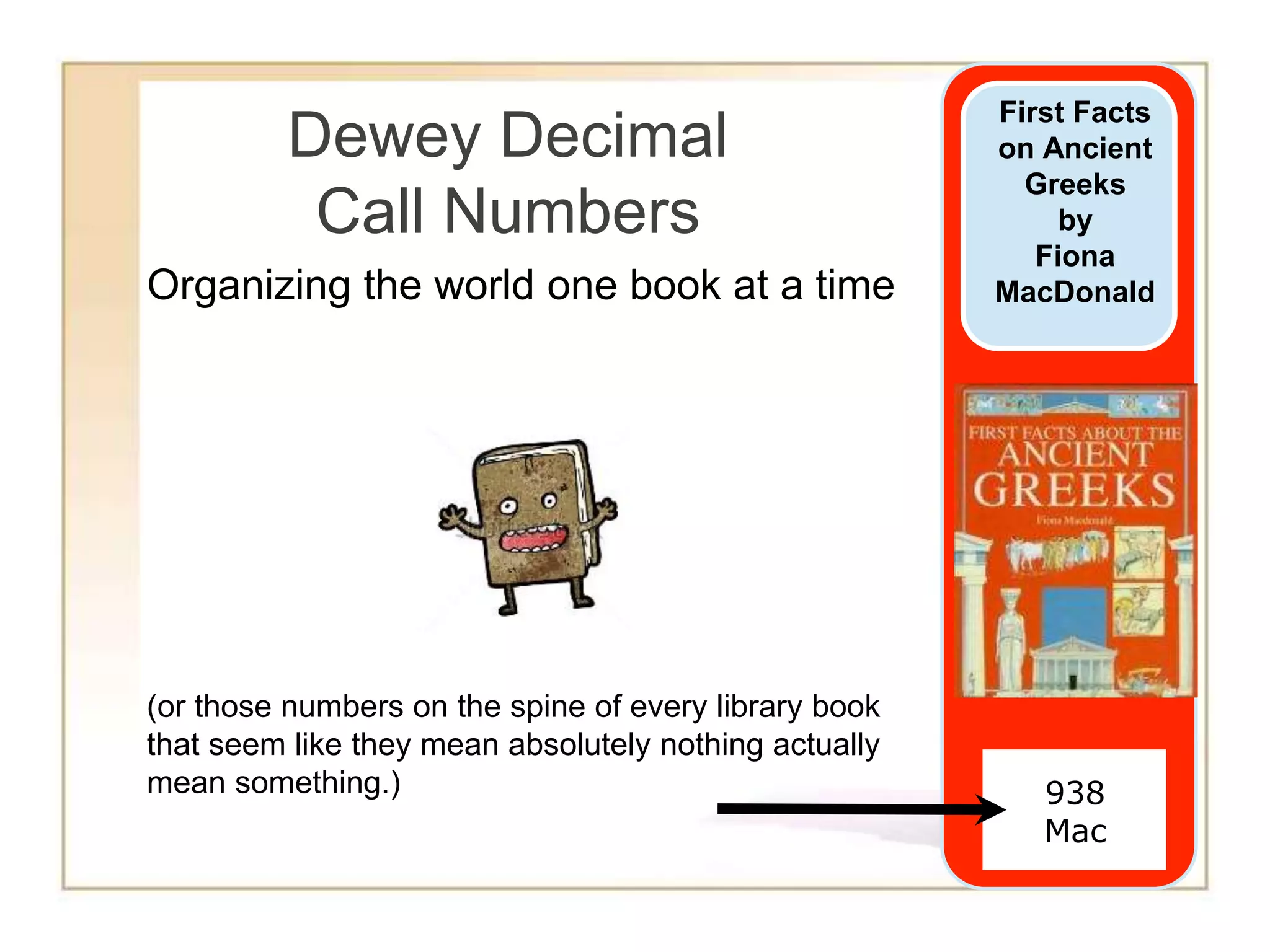 Dewey call numbers | PPT