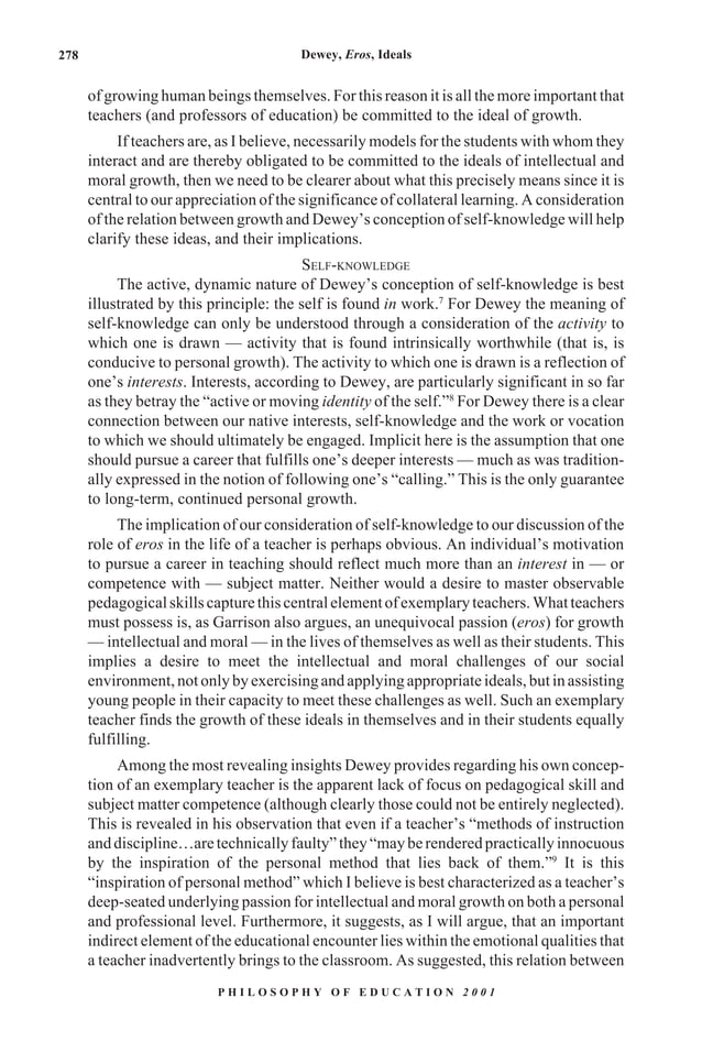 Dewey & Collateral Learning | PDF