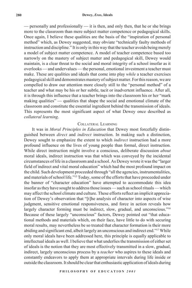 Dewey & Collateral Learning | PDF