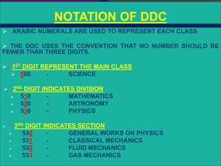 An Introduction to Dewey's Decimal Classification (DDC) | PPTX