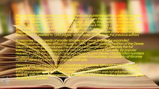 Dewey decimal classification | PPT