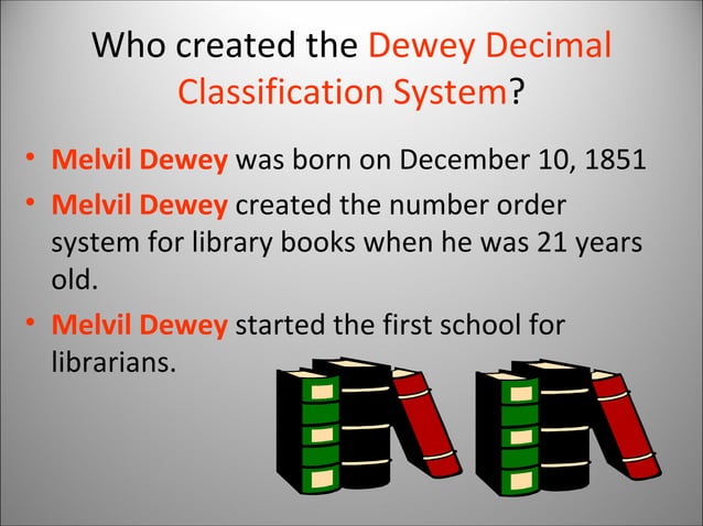 Dewey Decimal Classification System | PPT