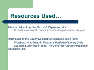 Dewey decimal classification system | PPT
