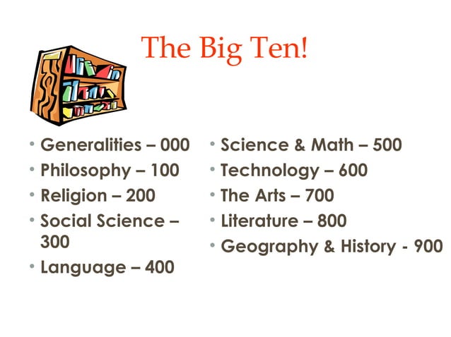 Dewey Decimal System | PPT
